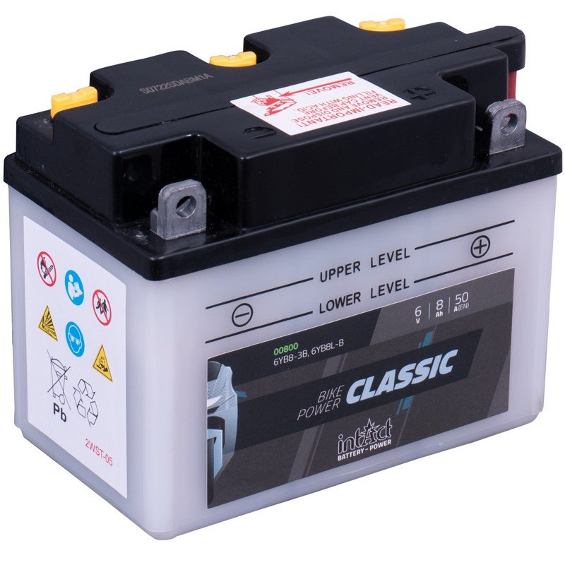 Moto akumulator Intact 6YB8-3B 6V-8Ah | Akumulatorji za motorna kolesa ...