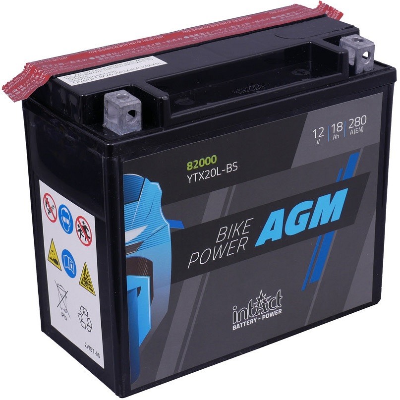 Moto akumulator Intact AGM YTX20L-BS 12V-18Ah | Akumulatorji | Top start d.o.o.